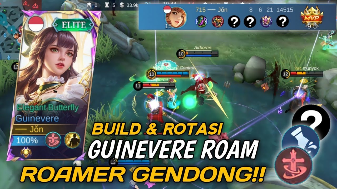 BUILD AND ROTASI GUINEVERE ROAM | BEST BUILD GUINEVERE ROAM - YouTube