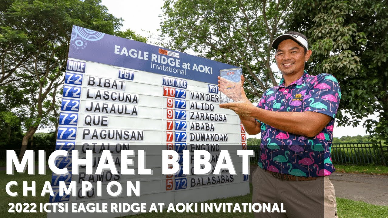 Michael Bibat Interview - Champion of ICTSI Eagle Ridge at Aoki ...