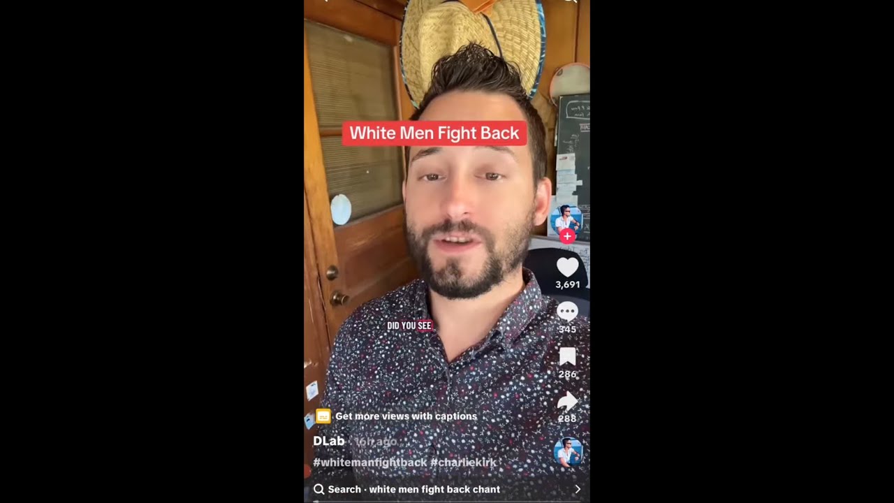 WHITE MEN FIGHT BACK?? 🤔 - YouTube