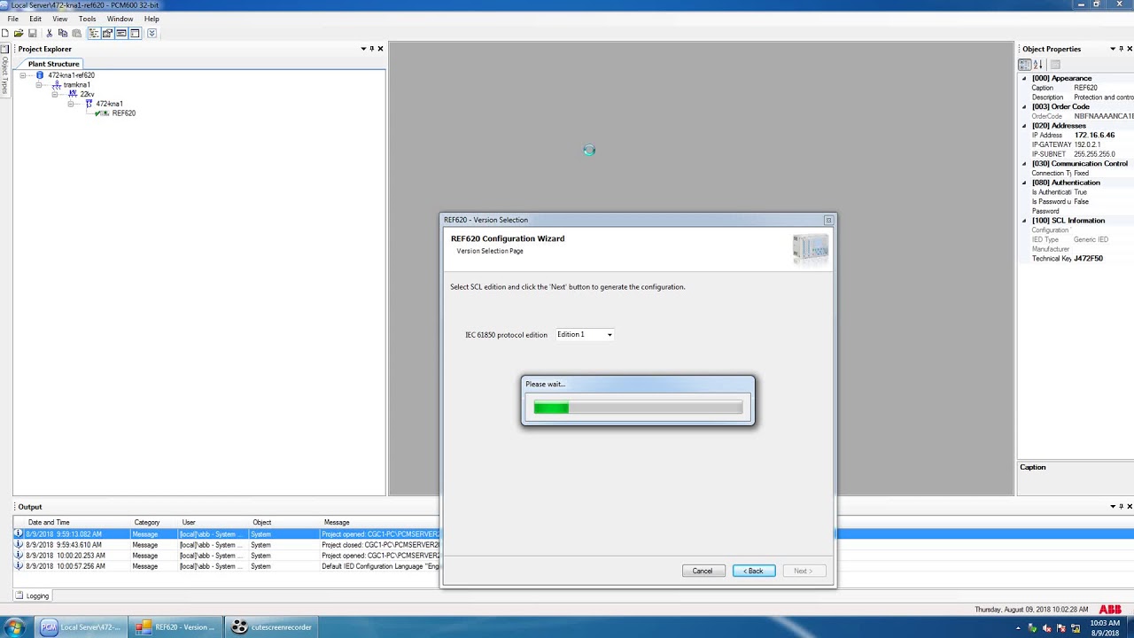 Video hướng dẫn kết nối Relays REF620 bằng PC - YouTube