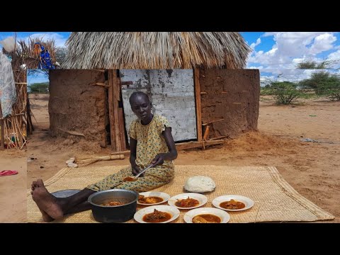 Cooking African Traditional village food for lunch/African village life ...