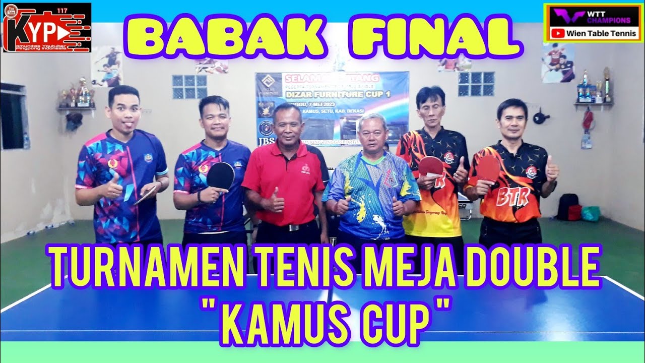 🏓BABAK FINAL🏓Kiki Tegal/Algi (LAKA" TEGAL) vs Abdullah/Dodo (JAKARTA)||"KAMUS CUP DOUBLE"|19 JUL ...