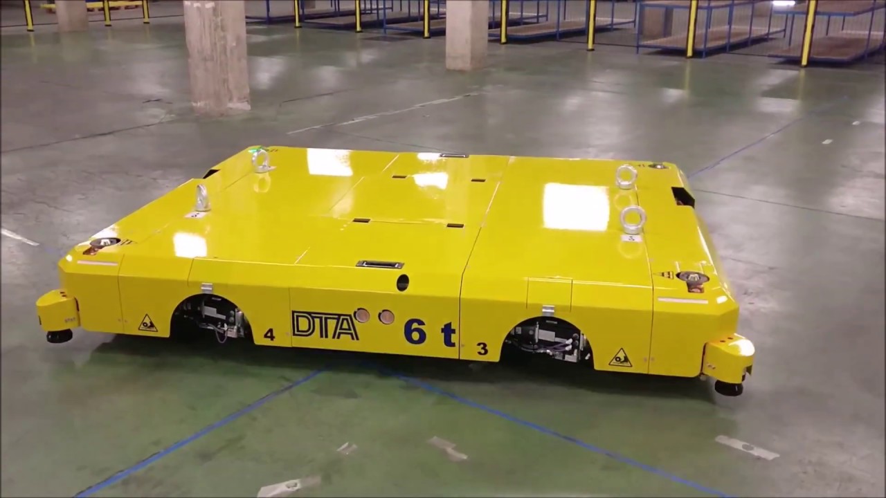 Omnidirectional AGV for aerospace industry with precision control ...