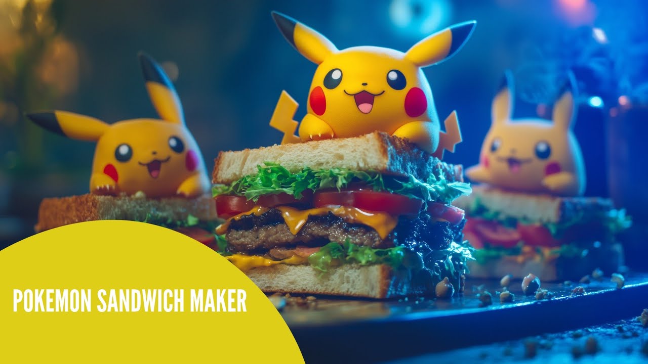 Pokémon Sandwich Maker Unboxing! | Amazon Find for Pikachu & More - YouTube