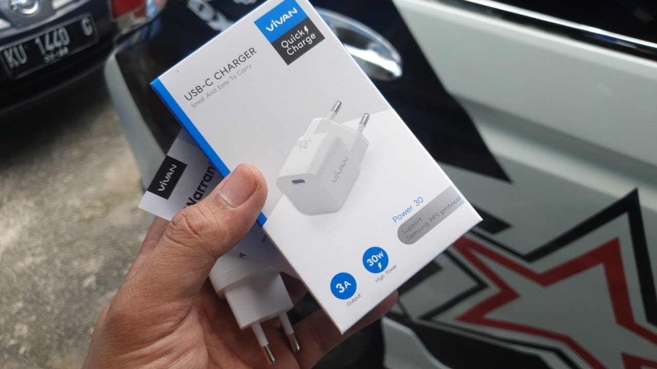 KEPALA CAS HP TYPE C Vivan Power 30 Kepala Charger Adaptor USB-C PD ...