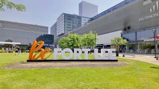 【4K】𝐖𝐀𝐋𝐊 🇺🇸 Visiting Fort Lee in Bergen County, New Jersey