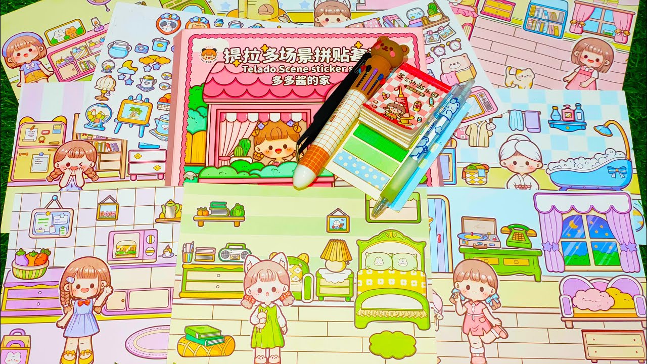 Unboxing Telado stickers room decorate part 4 | Journaling | Ide ...