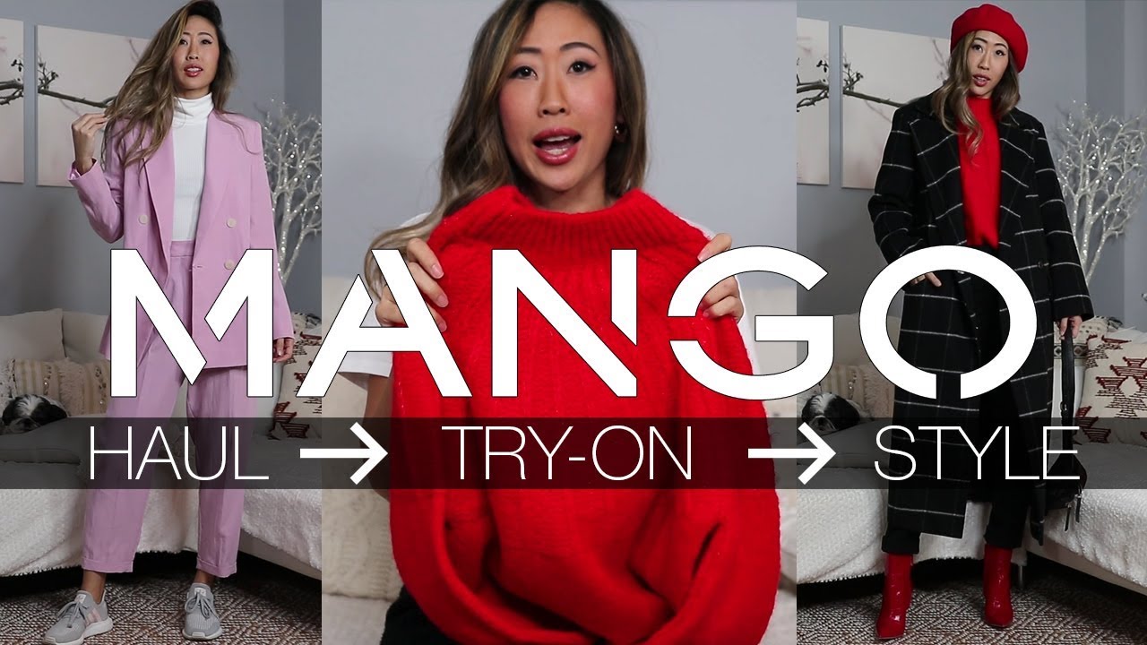 Mango Haul Try On And Style Youtube