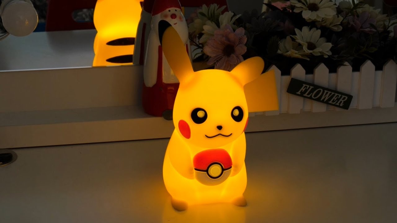 포켓몬스터 피카츄 무드등 (pokemonster Pikachu mood light) - YouTube