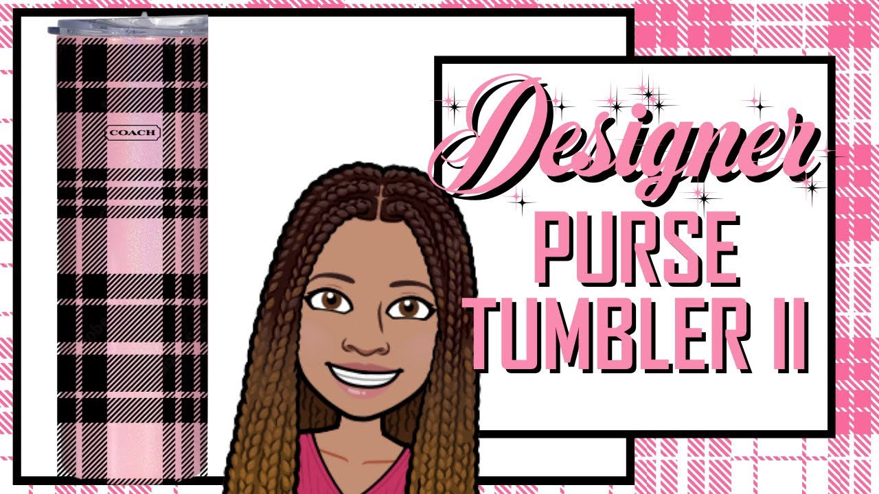 Sublimation: Designer Purse Chain Tumbler Tutorial with Epoxy - YouTube