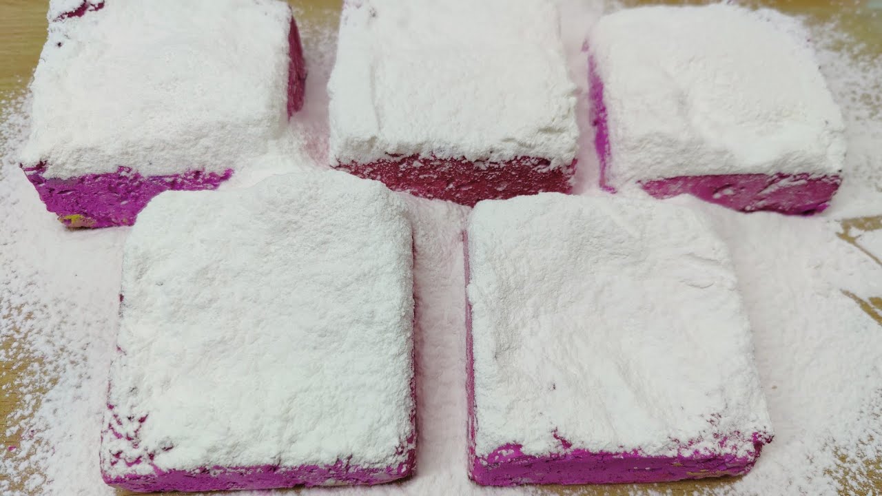 National Cornstarch Day||pink blocks coverd with Cornstarch - YouTube