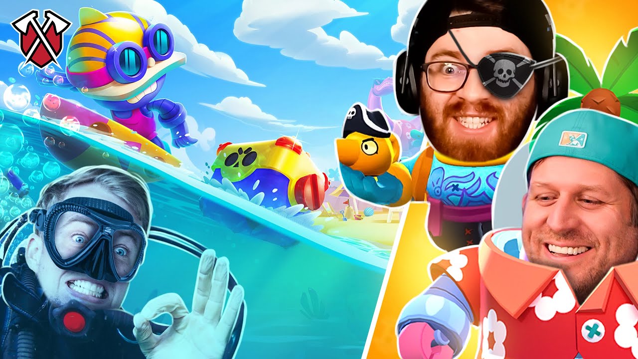 BRAWL STARS... but WATER?! - YouTube