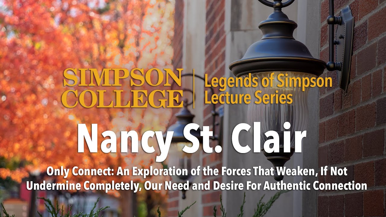 Legends of Simpson Lecture Series: Nancy St. Clair - YouTube