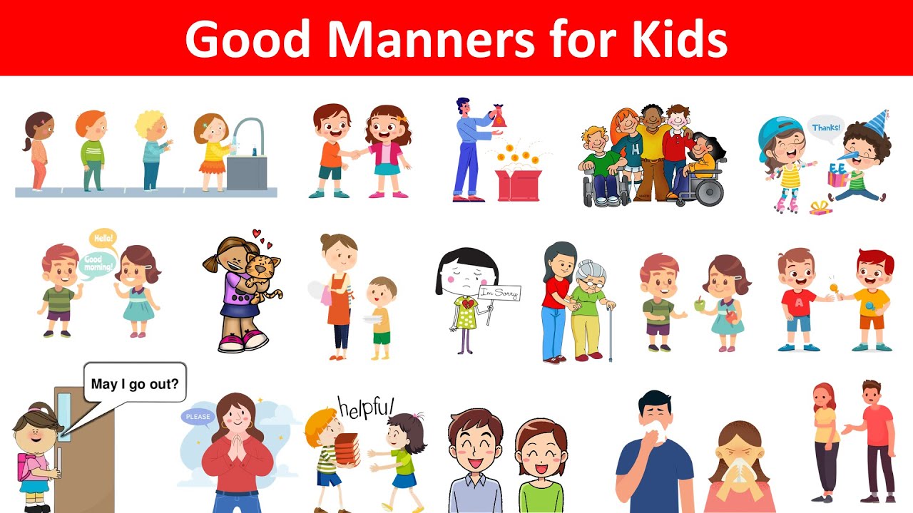 Good Manners for Kids | Good Manners | Video for kids - YouTube