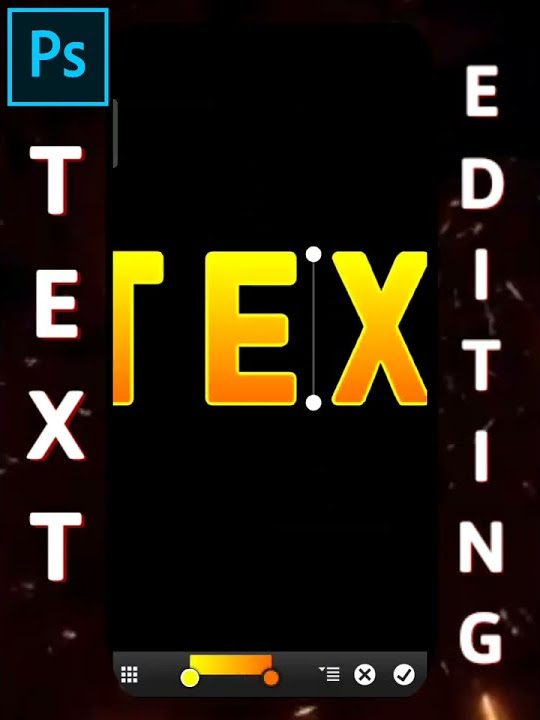Inner Glow Text Editing In Pscc || Android Editing Tips || @3beditz #shorts #editing # ...