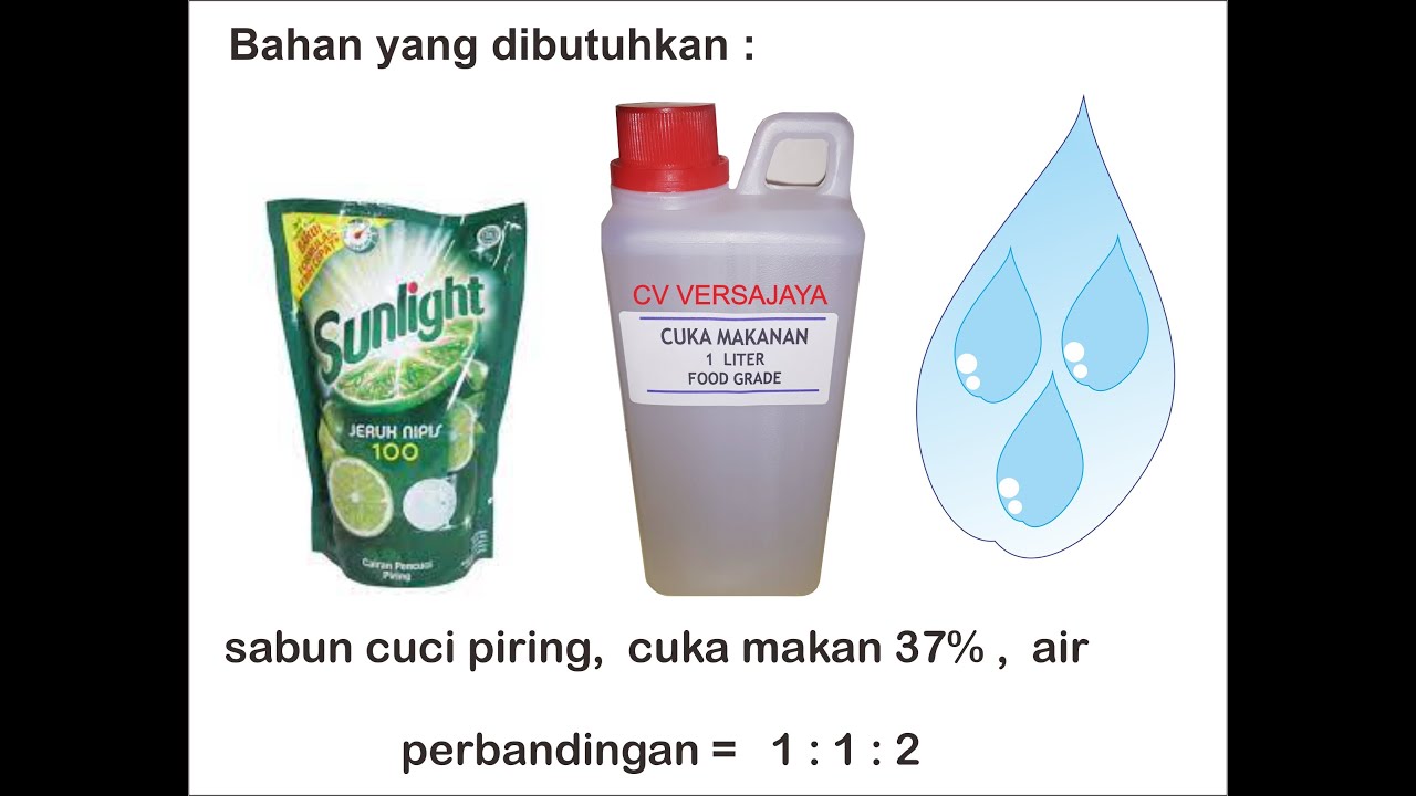 cara membersihkan peralatan gelas laboratorium - YouTube