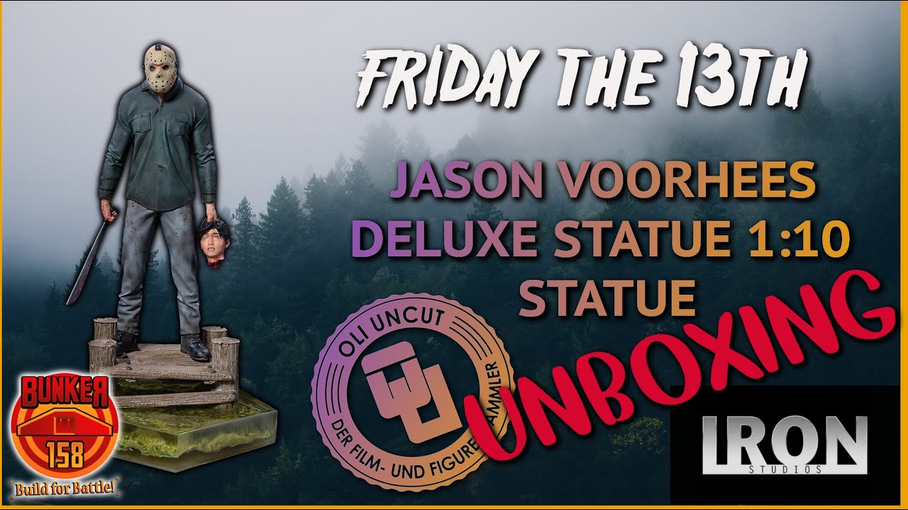 Friday the 13th Jason Voorhees 1:10 Deluxe Statue by IRON SUDIOS ...