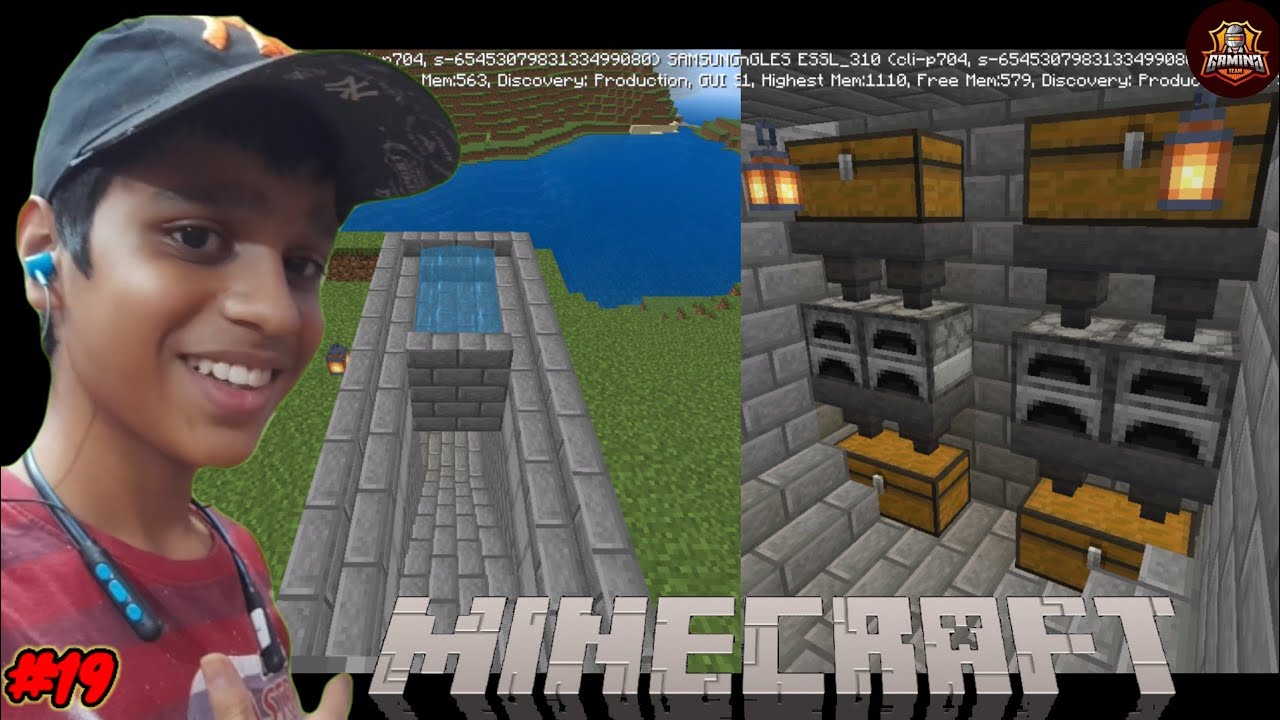 I MADE A AUTOMATIC STONE AND SMOOTH STONE SMELTER IN MINECRAFT|| MINECRAFT GAMEPLAY #19|| - YouTube