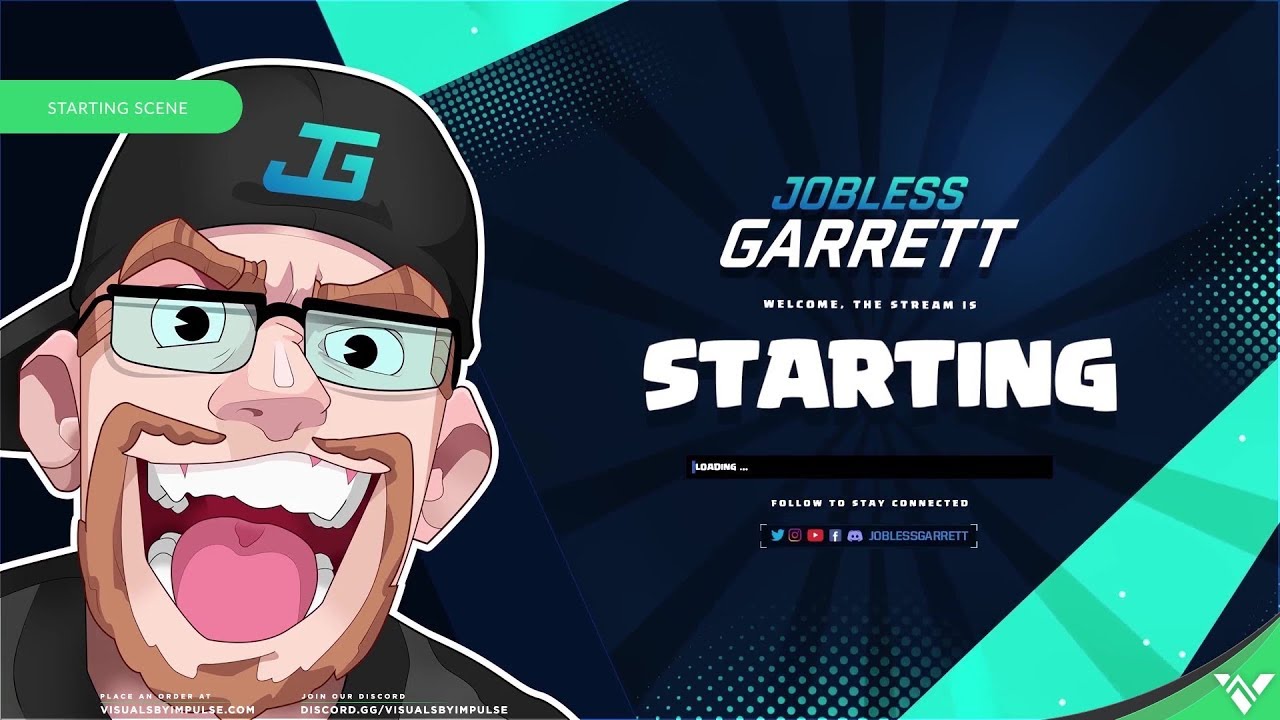 NEW Jobless Garrett Twitch Design - YouTube