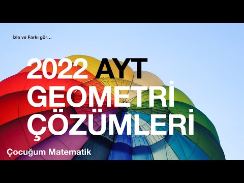 2022 AYT GEOMETRİ ÇÖZÜMLERİ(PDF AÇIKLAMADA)