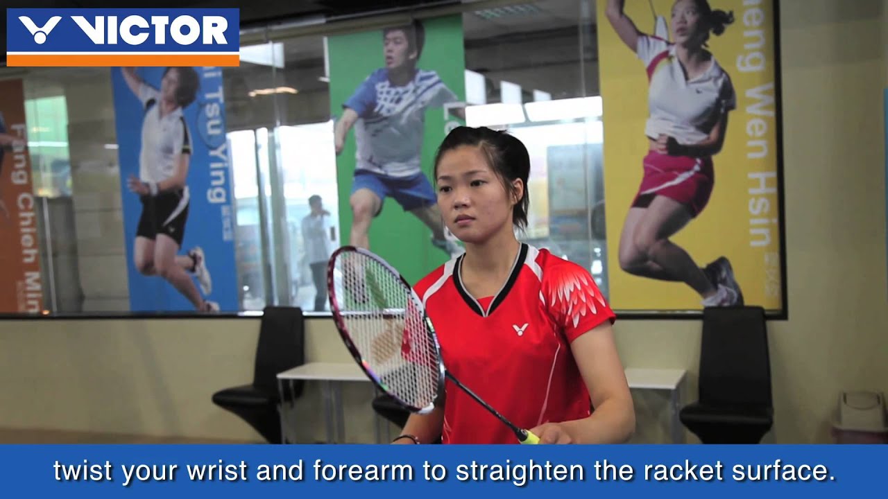 VICTOR badminton coaching - How to hold the racket and manage the ...
