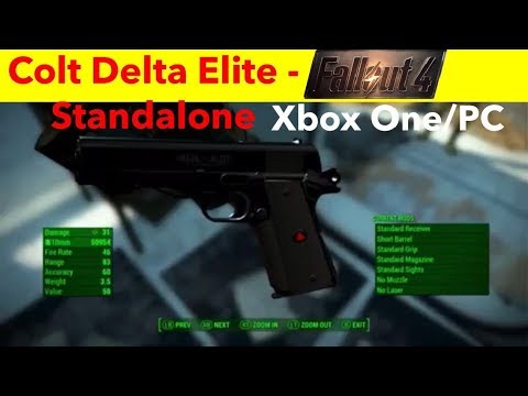 Fallout 4 Xbox One/PC Mods|Colt Delta Elite - Standalone - YouTube