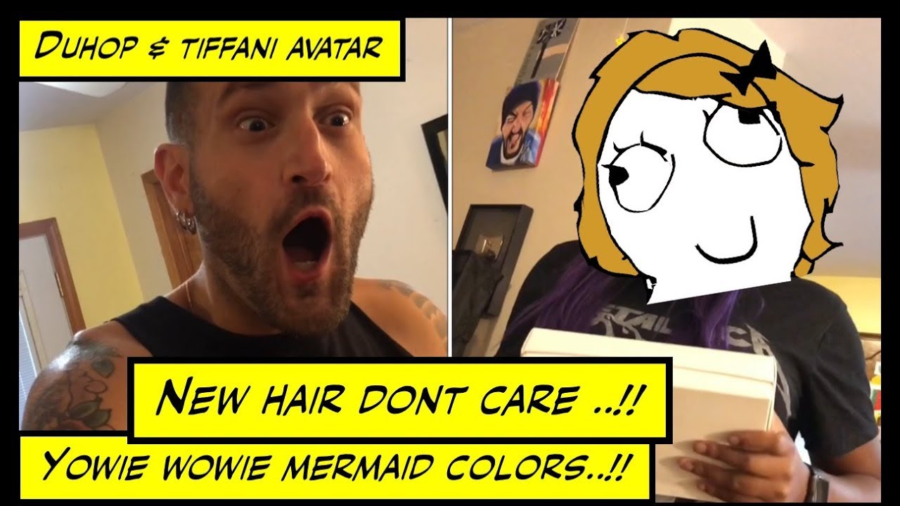 duhop New Hair Don’t Care for Tiffani Avatar Coss Wigs Mermaid colors ...