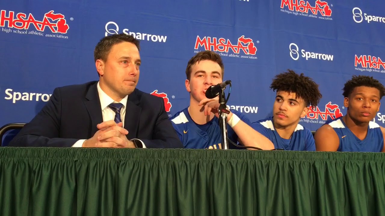 Grand Rapids Catholic Central’s Austin Braun discusses his big night ...