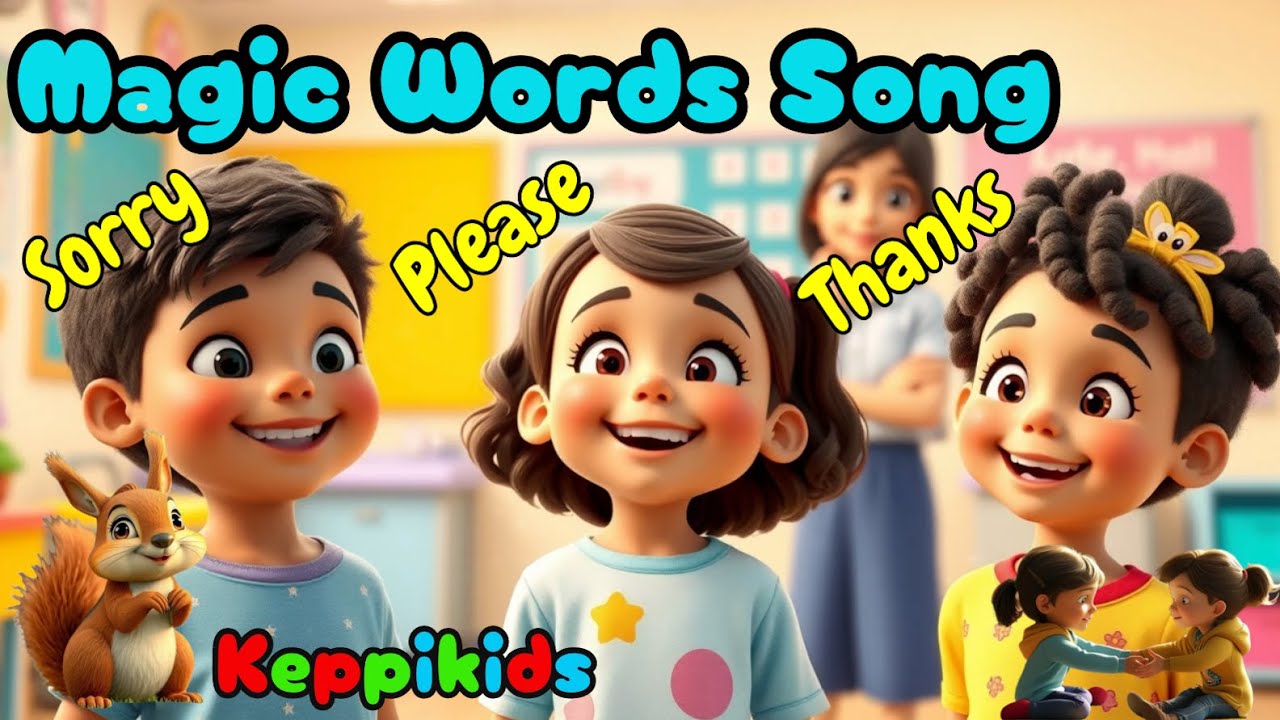 Magic Words | Kids Learning | Kids Songs| Keppikids | #nurseryrhymes # ...