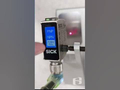 SICK W10 Photoelectric Sensor Demo - YouTube