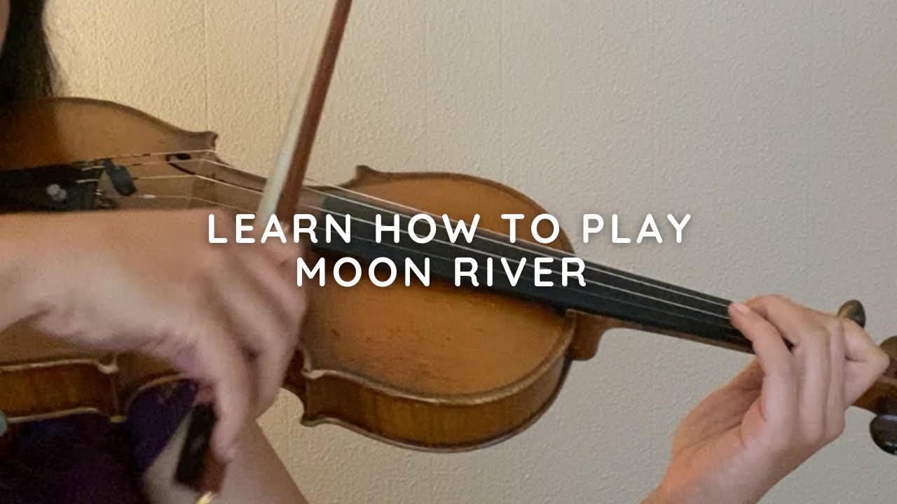 How to play Moon River on the violin 🎻 - YouTube