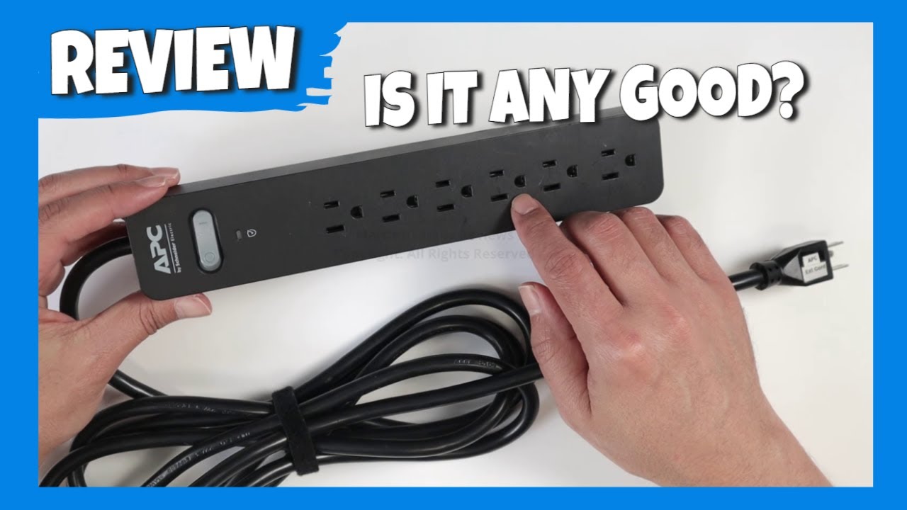 APC Surge Protector with Extension Cord Review - YouTube