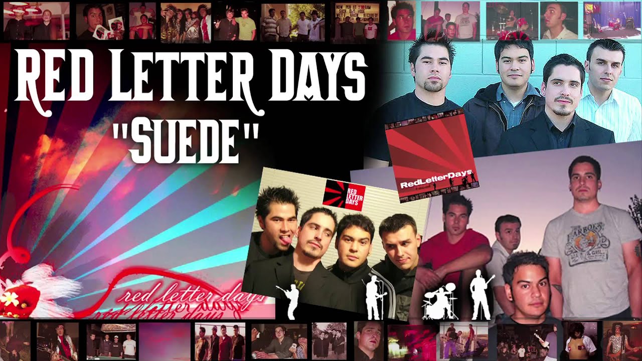 Red Letter Days - Suede - YouTube