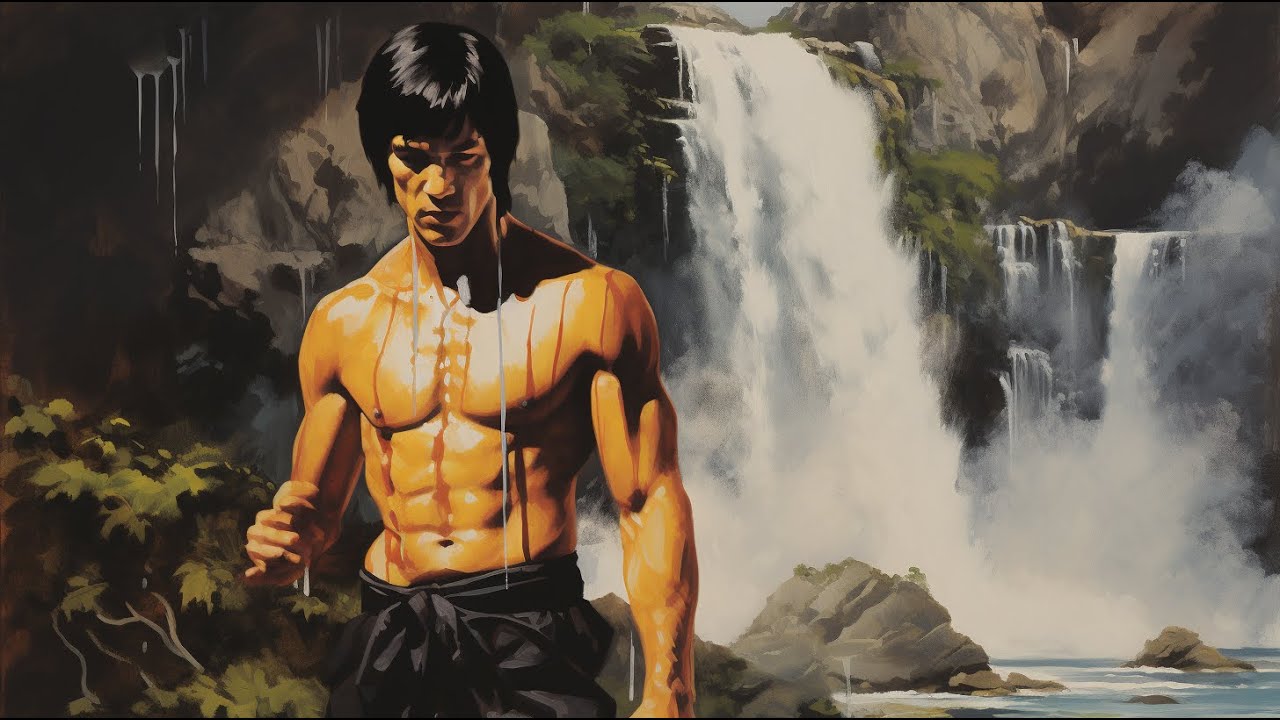 Bruce Lee meditation🌊 Be as Water my friend 💧 learn with Bruce Lee's ...