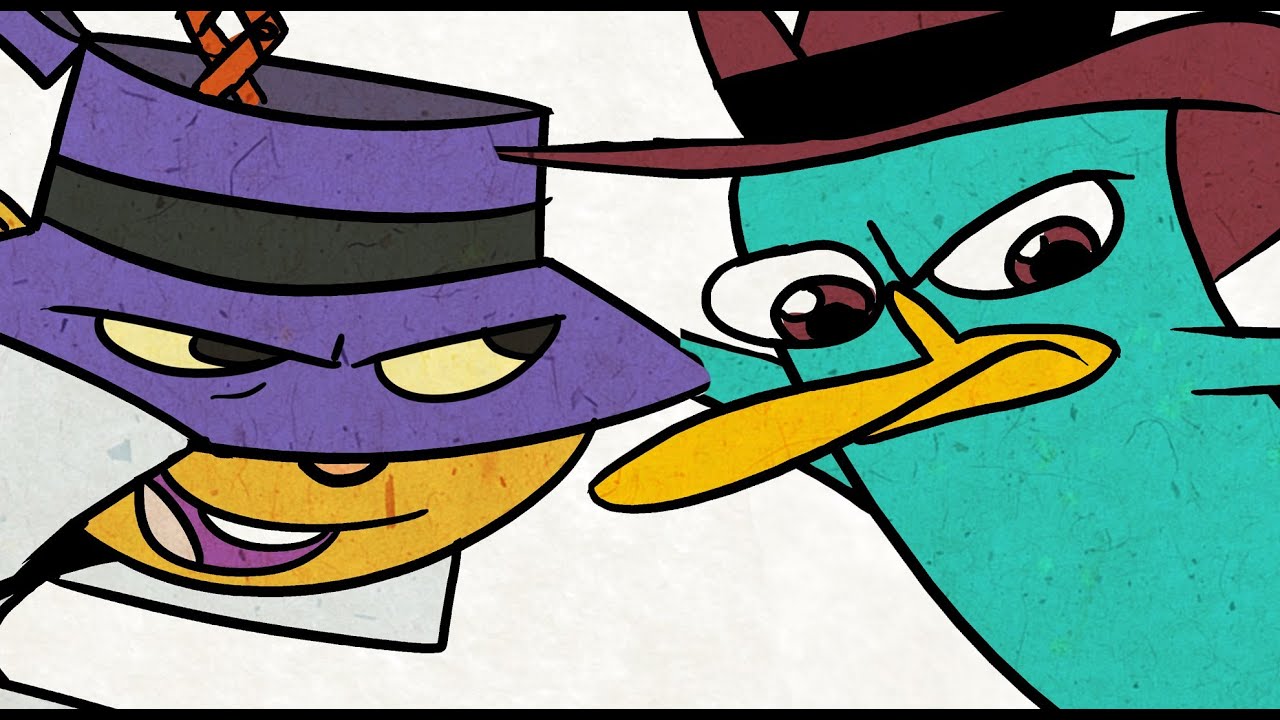 Watch Me Draw Perry the Platypus vs Secret Squirrel - YouTube