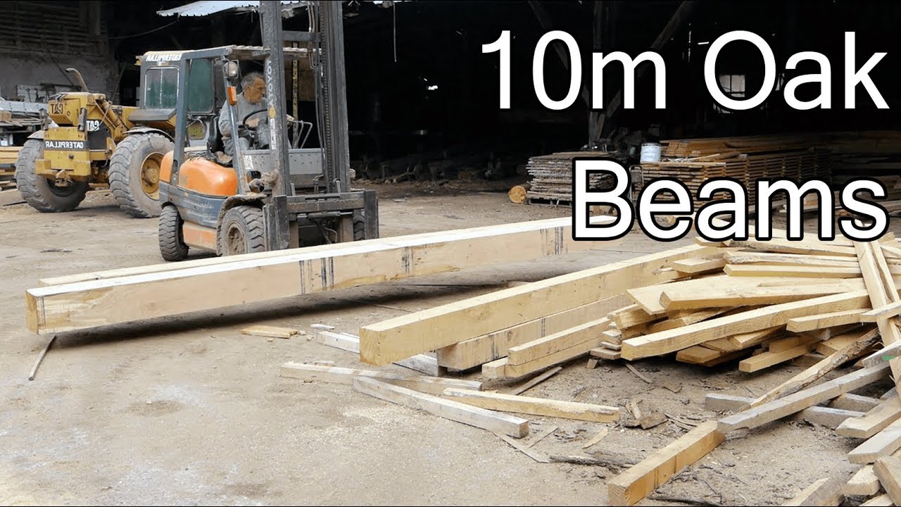 DIY ROOF: INSTALLING 10m BEAMS - YouTube