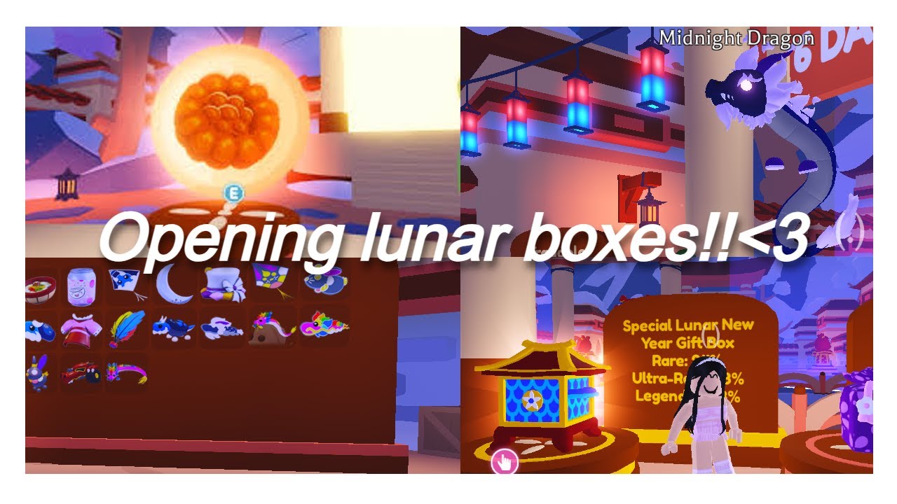 OPENING LUNAR NEW YEAR BOXES IN ADOPT ME!! | LUNAR NEW YEAR UPDATE 2024 ...