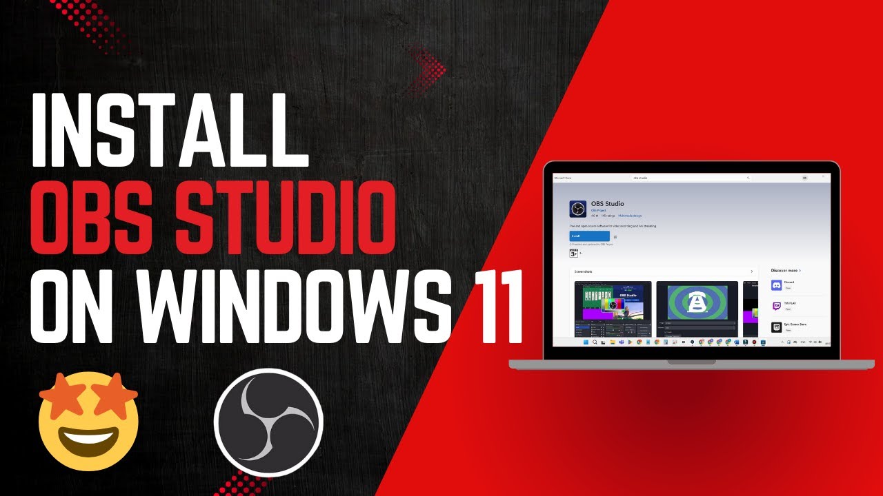 How to Install OBS Studio on Windows 11 - YouTube