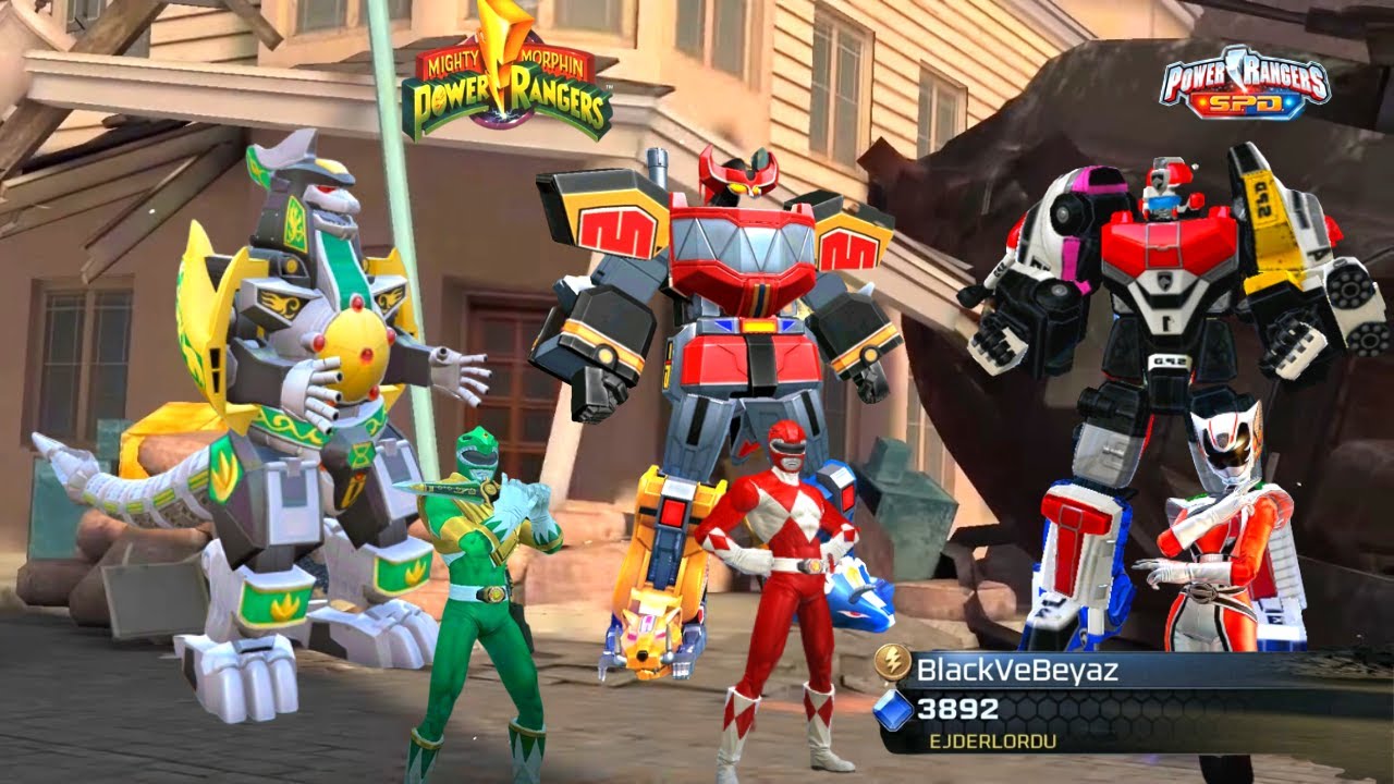 Power Rangers Mighty Morphin Spd Delta Squad Megazords and Rangers ...