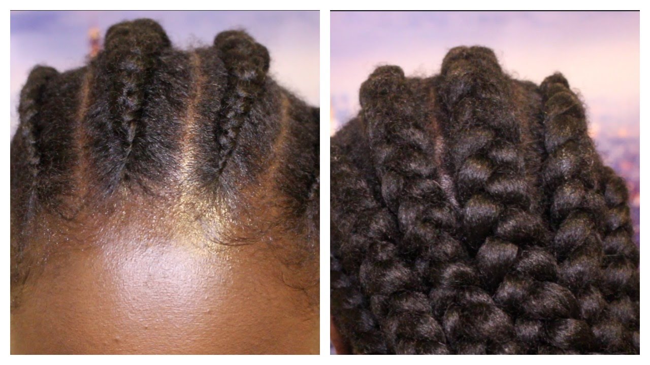 HOW TO| Feed In Cornrows| Hair Tutorial - YouTube