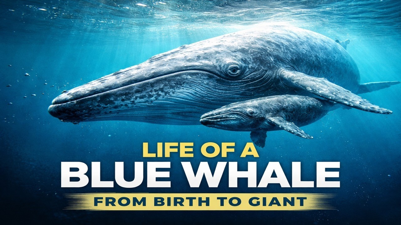 The Life of a Blue Whale | From Birth to Ocean Giant 🐋 | Cinematic ...