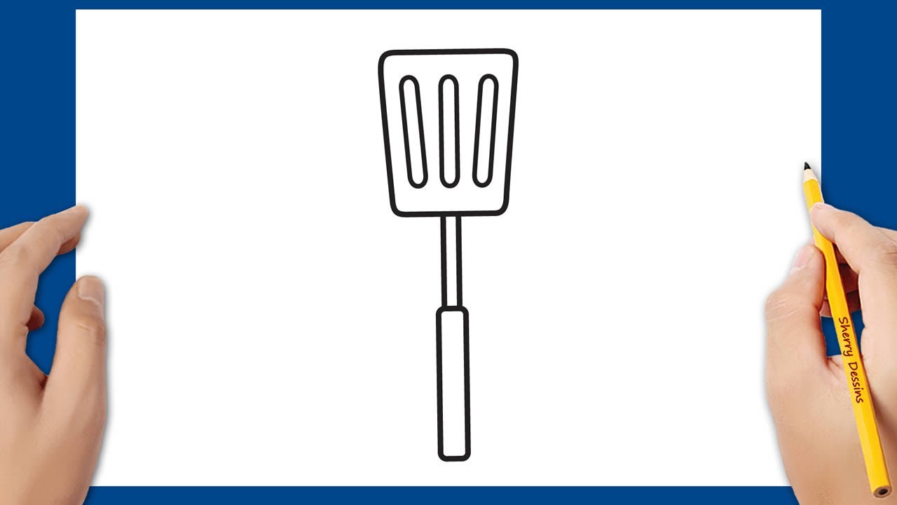 Comment dessiner une spatule - YouTube