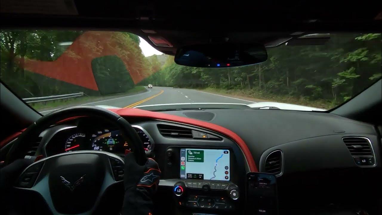 Corvette C7 Z06 Manual on Suches Loop - YouTube