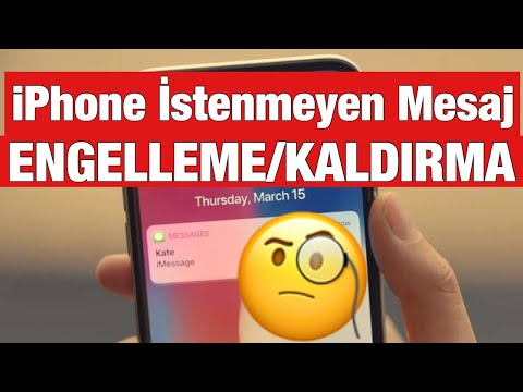 iPhone Mesaj Engelleme - İstenmeyen Bilinmeyen Mesajları Kaldırma