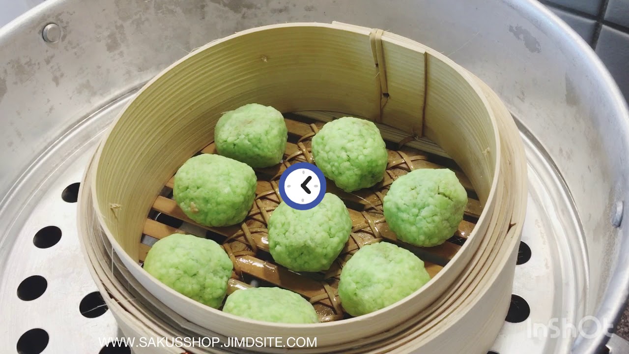 Tasty Cook 8 minutes Thai Sakoo Dampling | Presenting from Sakus Shop ...