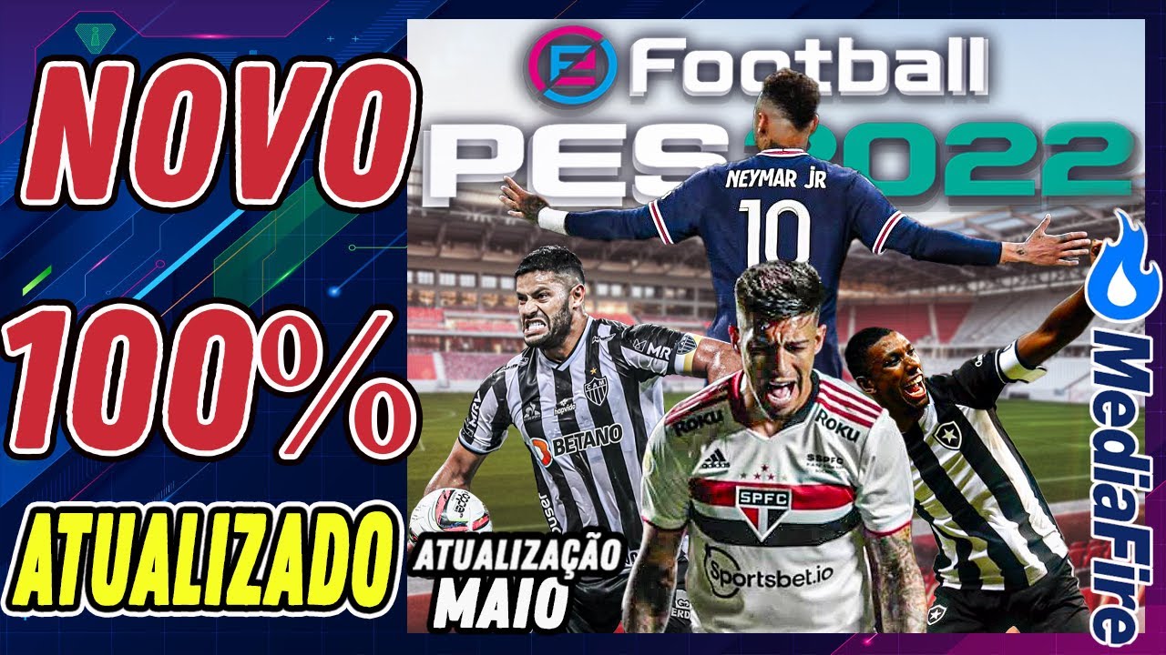PES 2022 PS2 ISO Com Brasileirão 2022 um dos Melhor do ano 2022 ...
