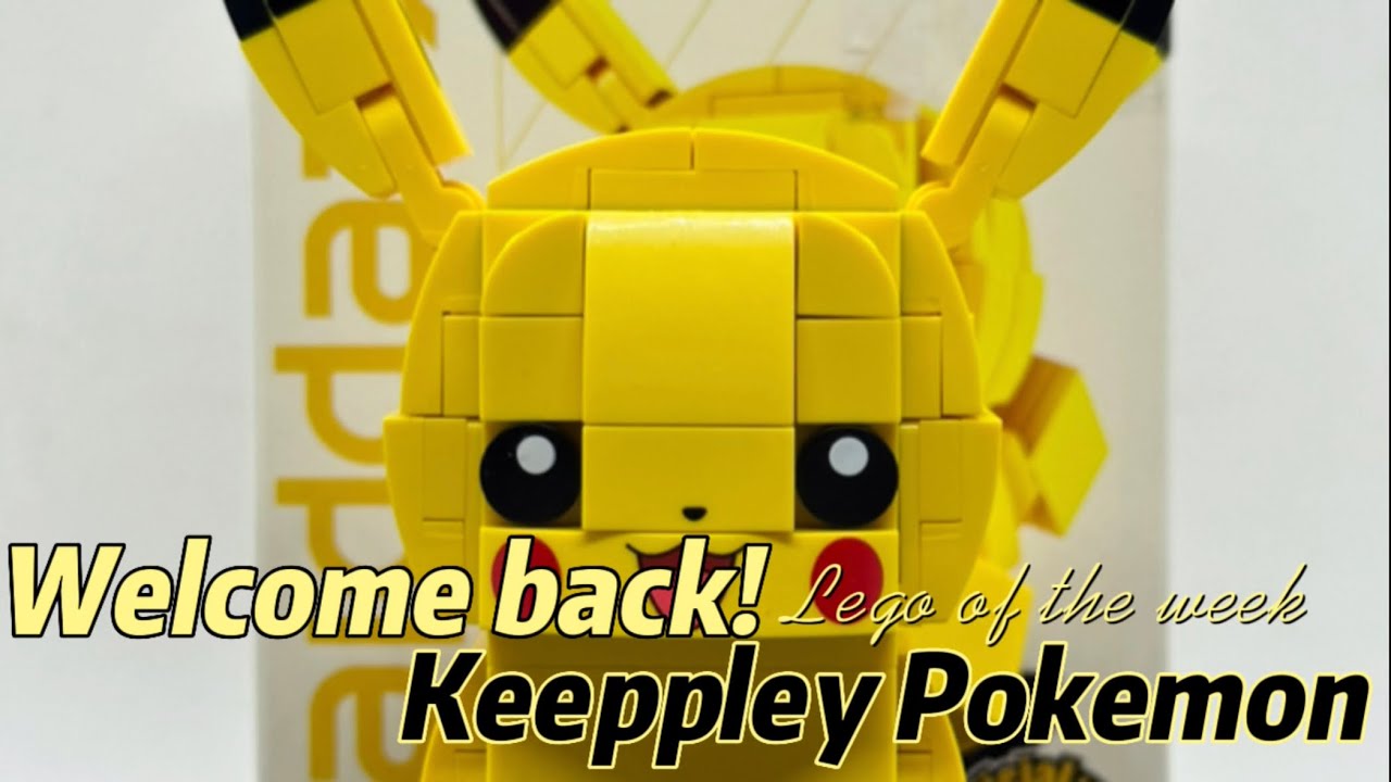 Keeppley Pokemon Pikachu Unboxing and Assembly | Pokemon Lego ...