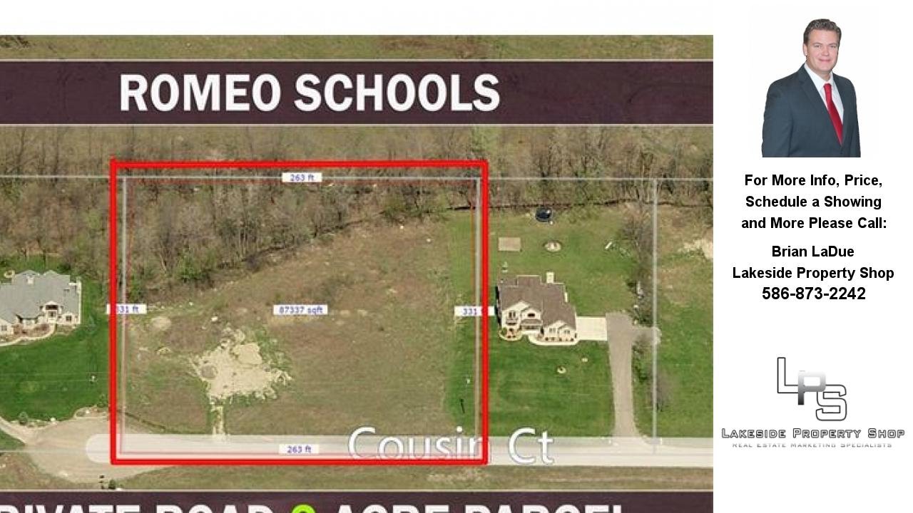 13277 Cousins Court, Washington, MI Presented by Brian LaDue. - YouTube