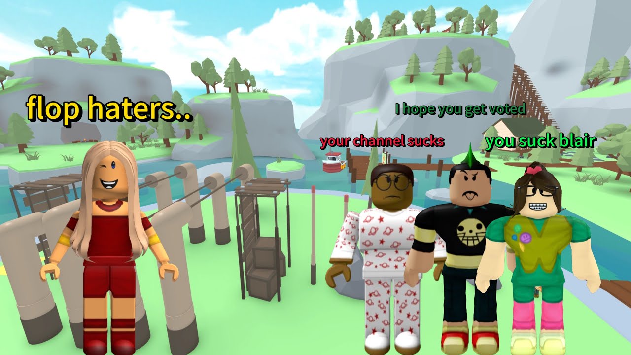 beating toxic flop haters in trd (they were mad) ROBLOX WITH FANS ...