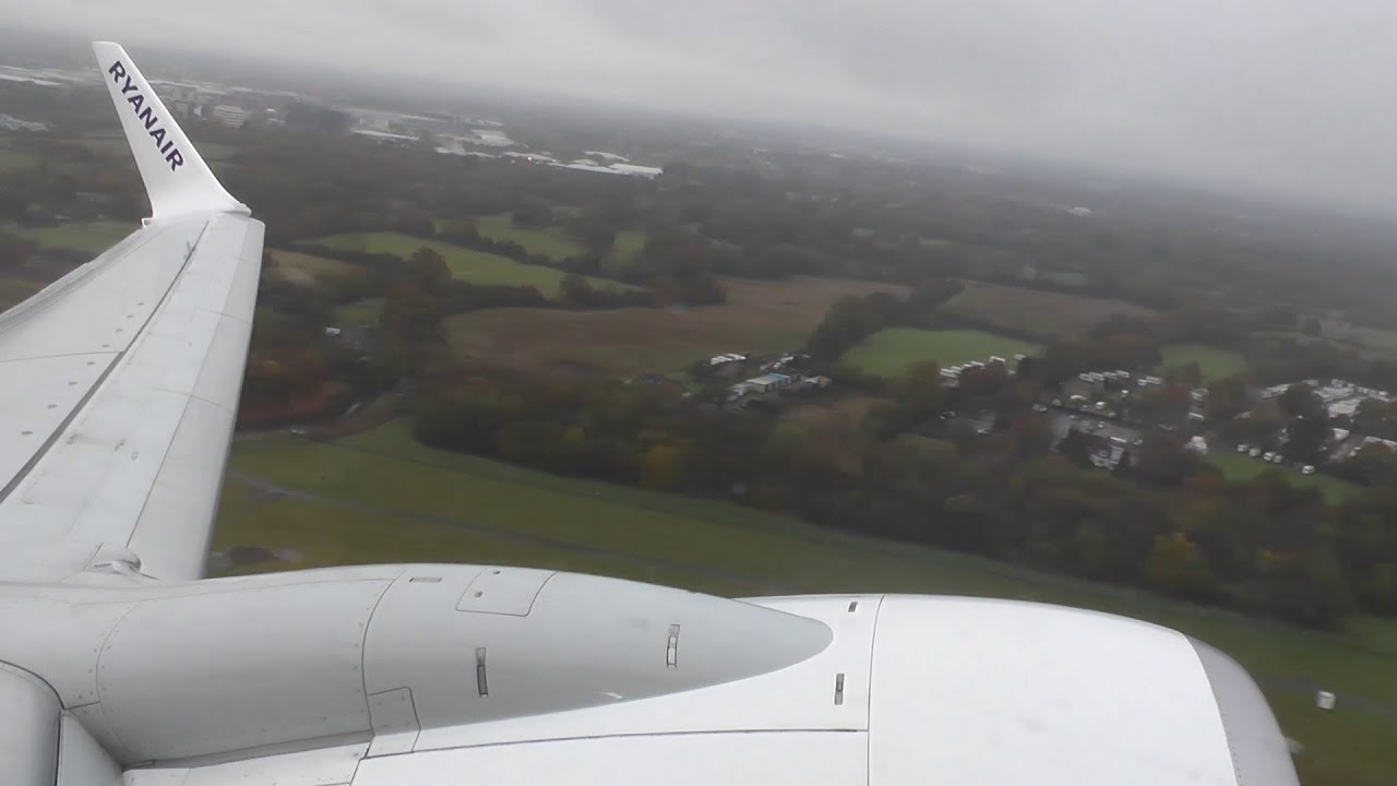[INFLIGHT] Ryanair 737-8AS Takeoff from London Gatwick Airport - YouTube